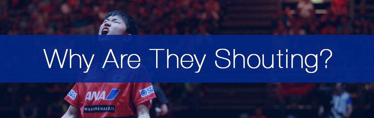 What are Table Tennis players shouting? • Racket Insight